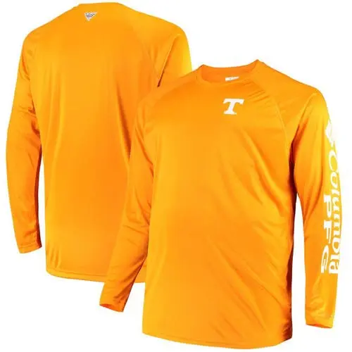 Columbia Tennessee Tennessee Volunteers Big & Tall Terminal Tackle Long Sleeve Omni-shade T-shirt - Orange