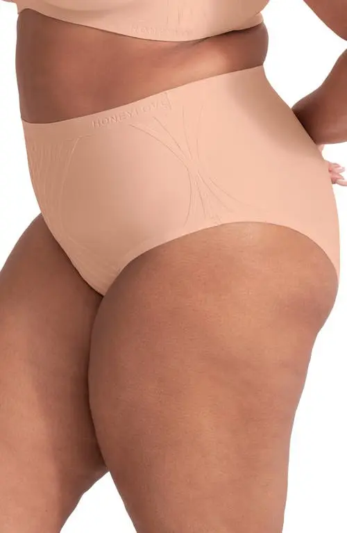 HONEYLOVE Silhouette Shaping Briefs - Rose Tan