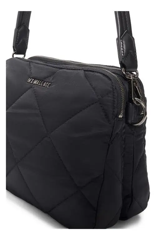 Mz Wallace Bowery Quilted Nylon Crossbody Bag - Black 2