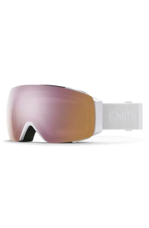 SMITH I/o Mag™ 154mm Snow Goggles - White/chromapop Rose Gold