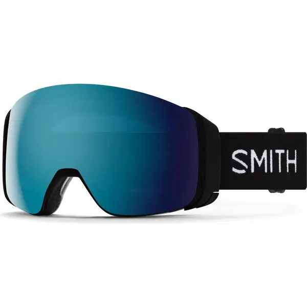 SMITH 4d Mag 184mm Snow Goggles - Black / Sun Blue Mirror