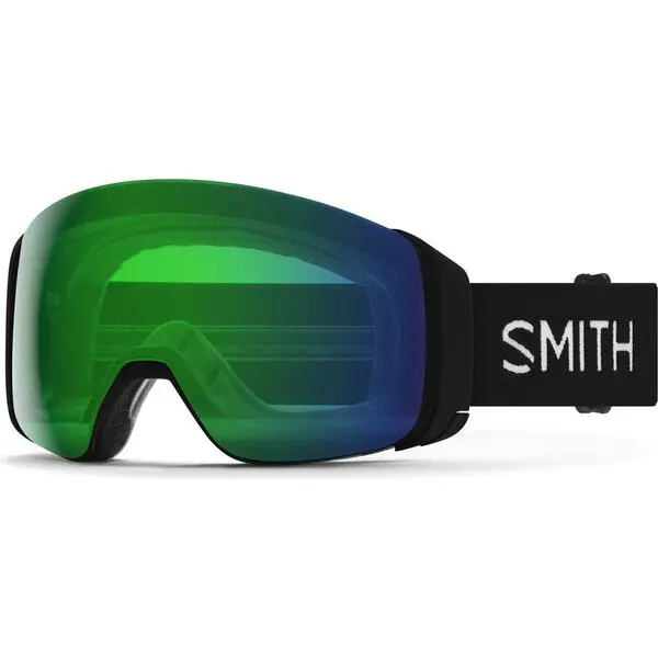 SMITH 4d Mag 184mm Snow Goggles - Black/chromapop Everyday Green