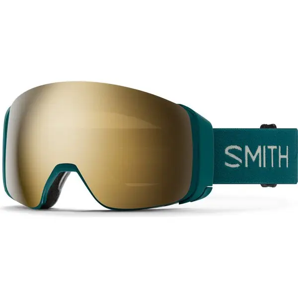 SMITH 4d Mag 184mm Snow Goggles - Malachite / Sun Black Gold