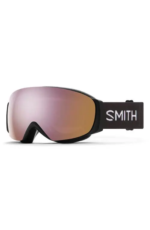 SMITH I/o Mag™ 164mm Snow Goggles - Black / Chromapop Rose Gold