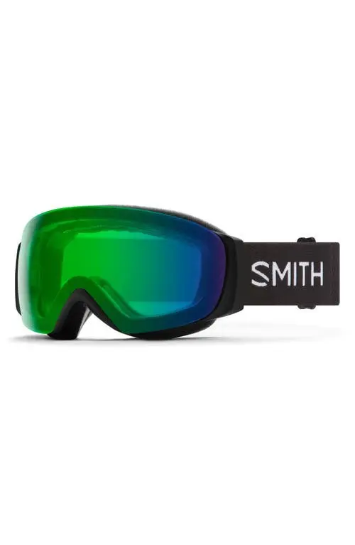 SMITH I/o Mag™ 164mm Snow Goggles - Black/chromapop Green Mirror