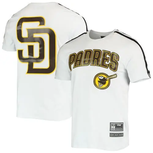 PRO STANDARD San Diego Padres Taping T-shirt - White