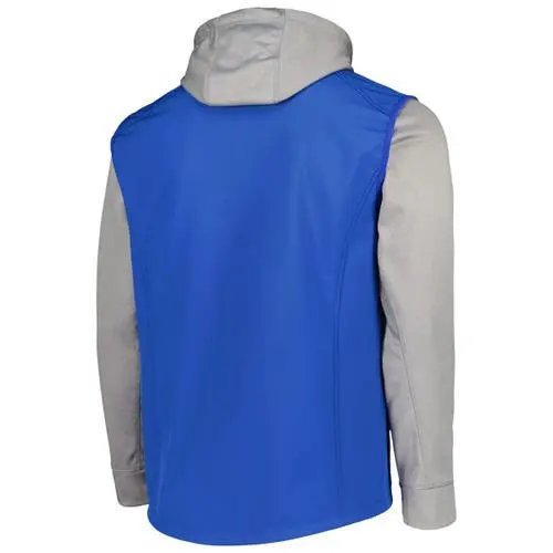 DUNBROOKE Heather Gray Chicago Cubs Alpha Full-zip Jacket
