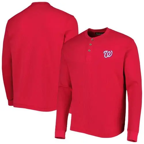 DUNBROOKE Washington Nationals Maverick Long Sleeve T-shirt - Red