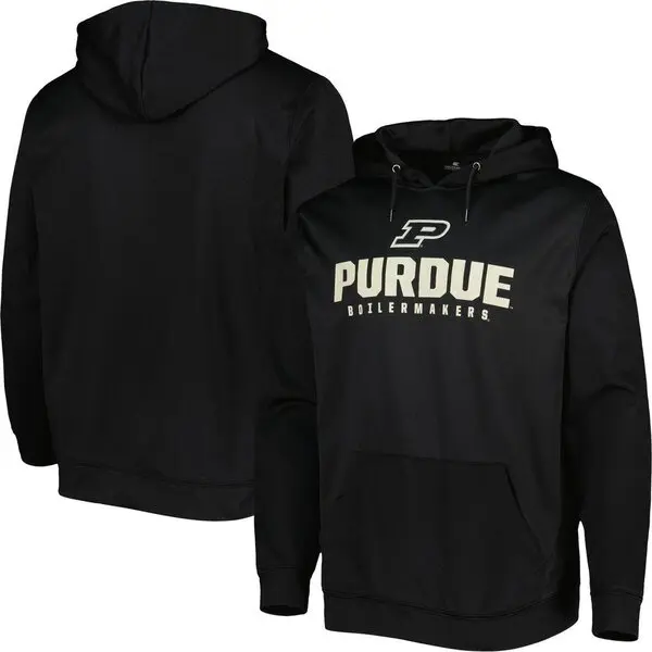 COLOSSEUM Purdue Boilermakers Team Lantern Pullover Hoodie - Black