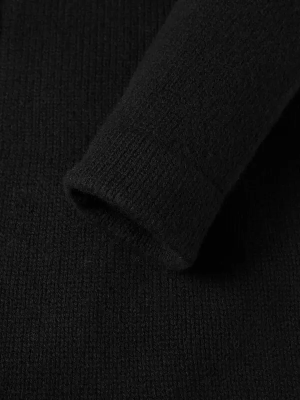 THE ELDER STATESMAN Cashmere Zip-up Sweater