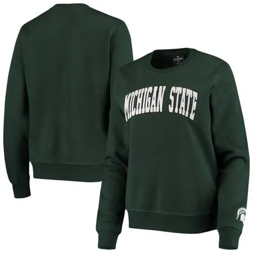 COLOSSEUM Michigan State Spartans Campanile Pullover Sweatshirt