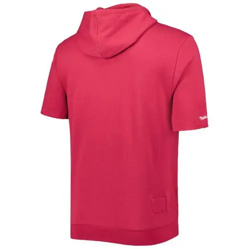 Mitchell & Ness Arizona S Washed Short Sleeve Pullover Hoodie