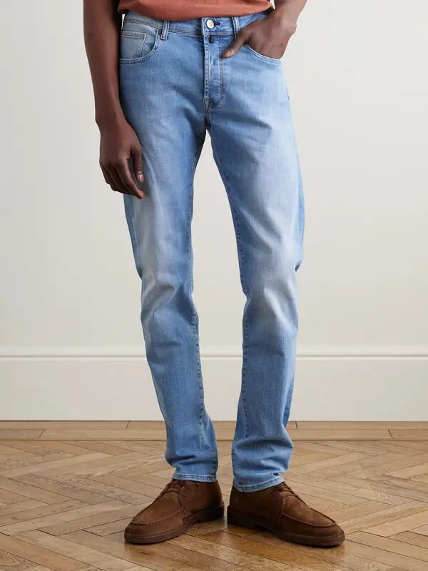 SLOWEAR Incotex Slim-fit Straight-leg Jeans