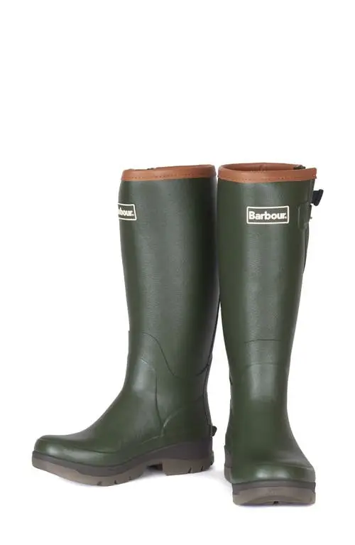 Barbour Tempest Waterproof Rain Boots - Olive
