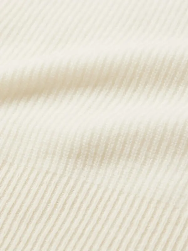 Moncler Ribbed Virgin Wool And Cashmere-blend Sweater