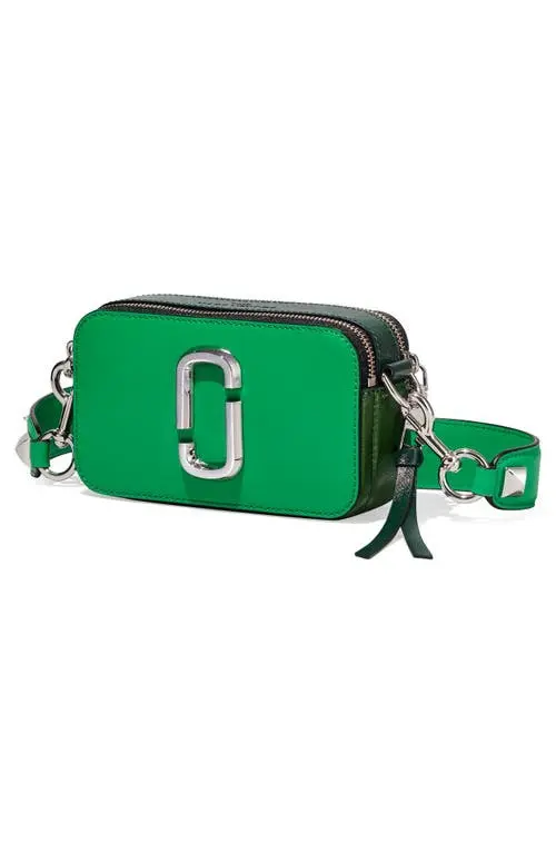 Marc Jacobs The Studded Snapshot Shoulder Bag - Fern Green Multi