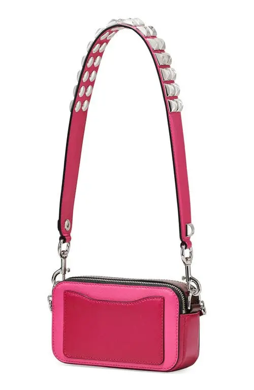 Marc Jacobs The Studded Snapshot Shoulder Bag - Magenta Multi