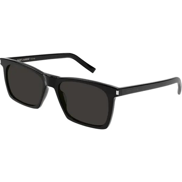 Saint Laurent Rectangular Sunglasses - Black
