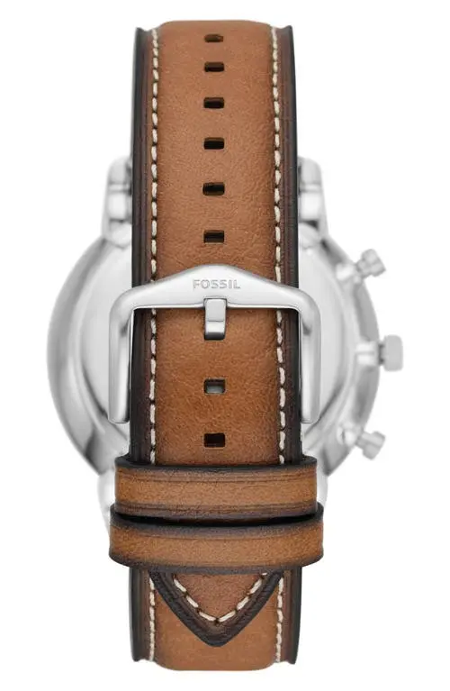Fossil Neutra Chronograph Leather Strap Watch