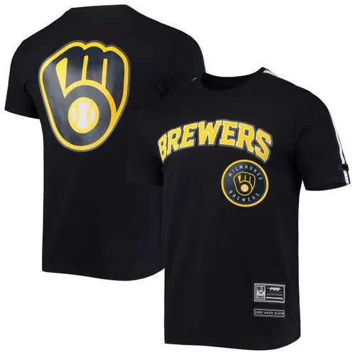 PRO STANDARD Milwaukee Brewers Taping T-shirt