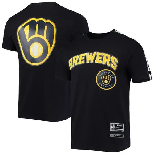 PRO STANDARD Milwaukee Brewers Taping T-shirt