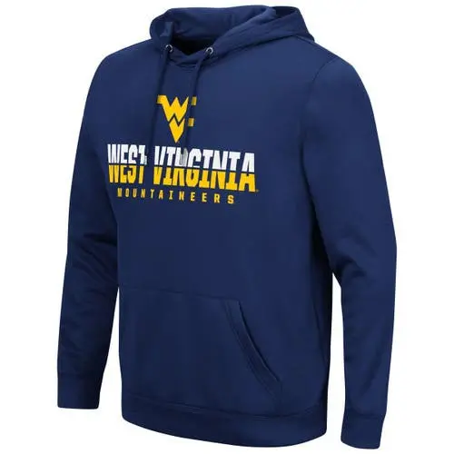 COLOSSEUM West Virginia Mountaineers Lantern Pullover Hoodie - Navy