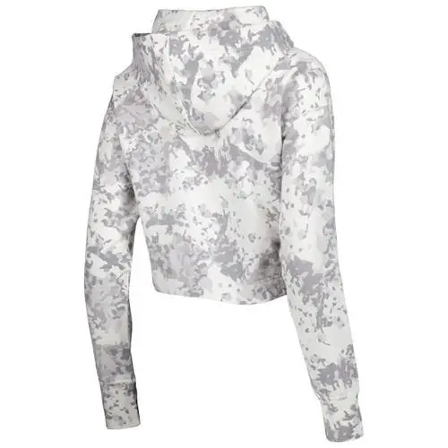 LUSSO Maia Phoenix Suns Cropped Quarter-zip Top