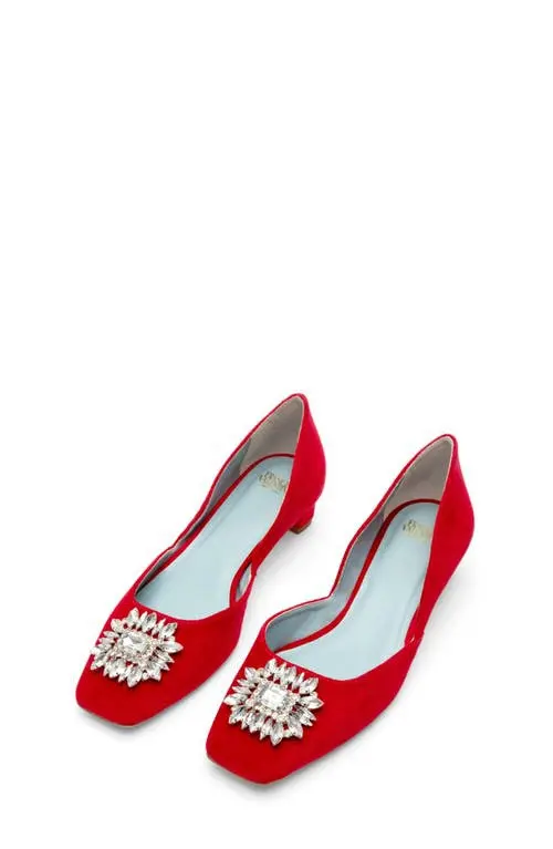 FRANCES VALENTINE Mccall D'orsay Pump - Red
