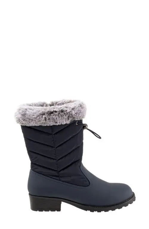 Trotters Bryce Faux Fur Trim Winter Boot