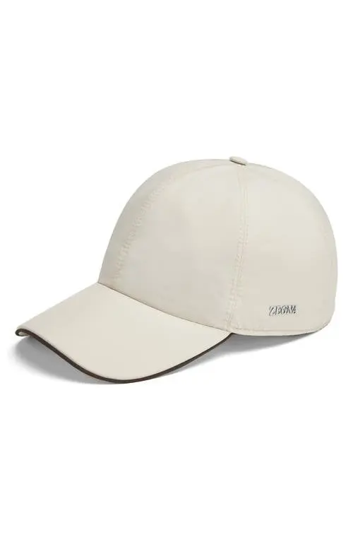 Zegna Baseball Cap - White