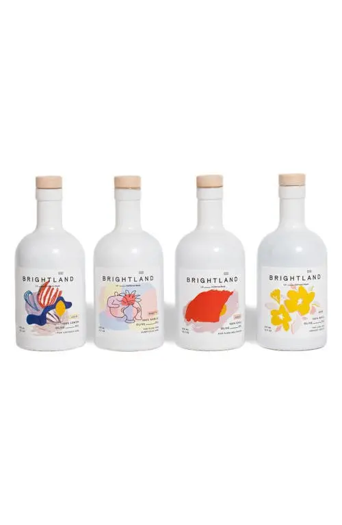 BRIGHTLAND - Artist 4-piece Infused Olive Oil Set At Nordstrom