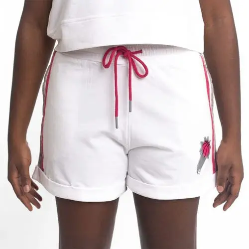 LUSSO Pink Phoenix Suns Melody Cuffed Tri-blend Shorts
