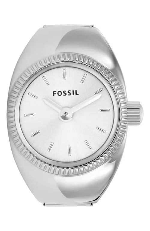 Fossil Ring Watch - Silver