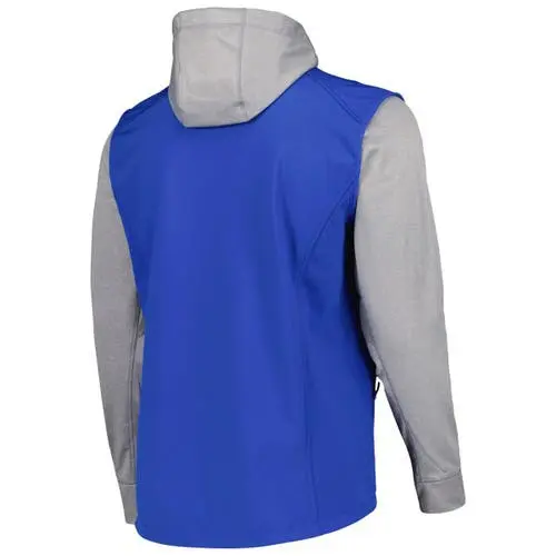 DUNBROOKE Heather Gray Texas Rangers Alpha Full-zip Jacket