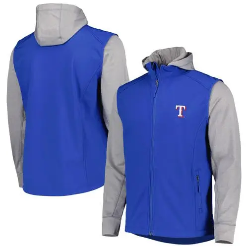 DUNBROOKE Texas Rangers Alpha Full-zip Jacket - Royal