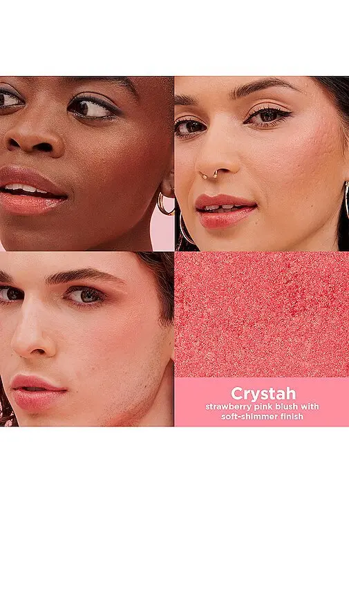 BENEFIT COSMETICS Wanderful World Silky-soft Powder Blush - Crystah
