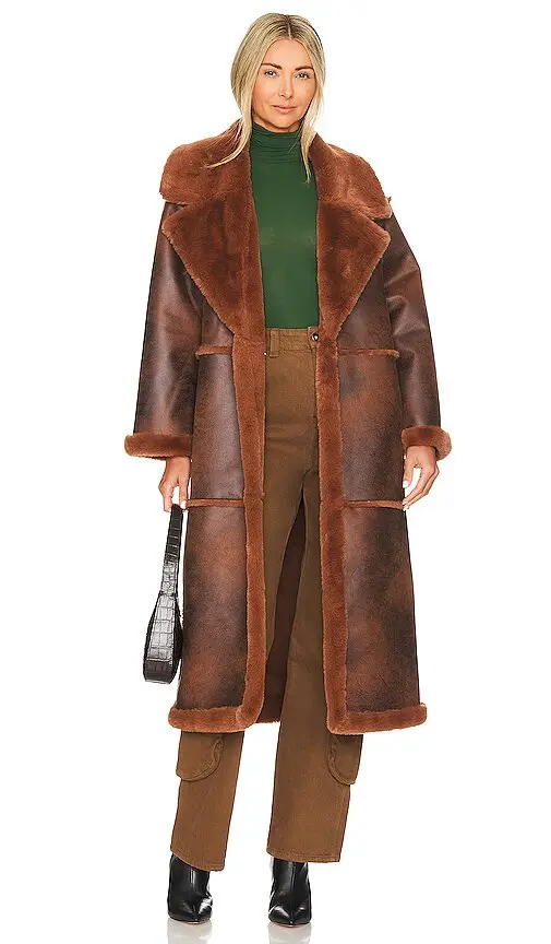 Tularosa X Marianna Hewitt Belen Coat - Cafe Brown