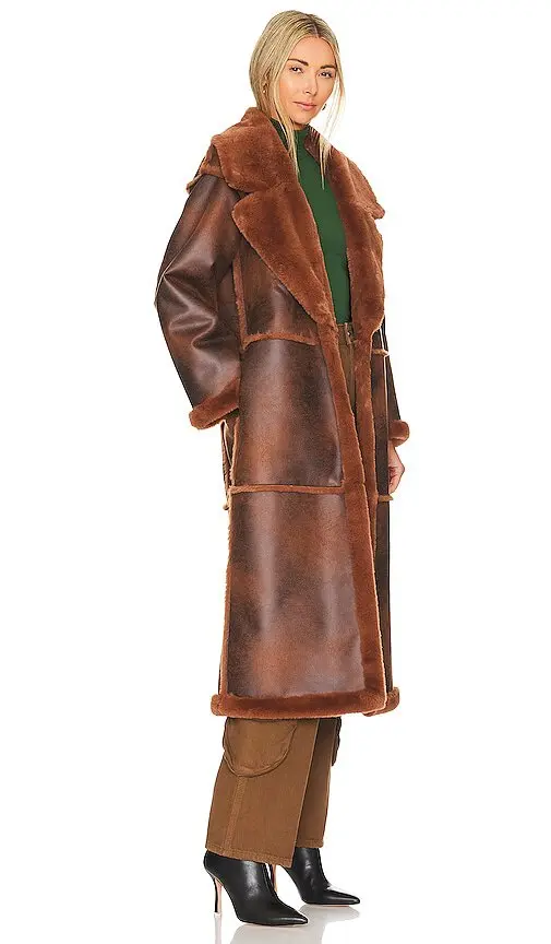 Tularosa X Marianna Hewitt Belen Coat - Cafe Brown