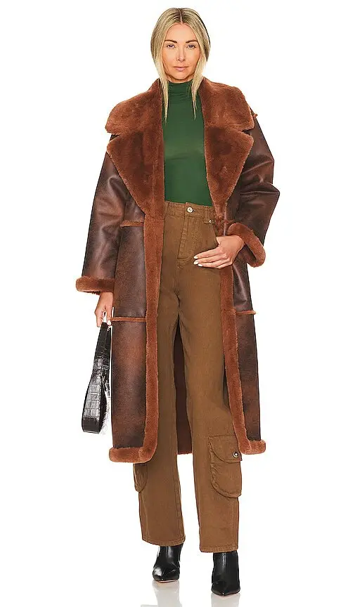 Tularosa X Marianna Hewitt Belen Coat - Cafe Brown