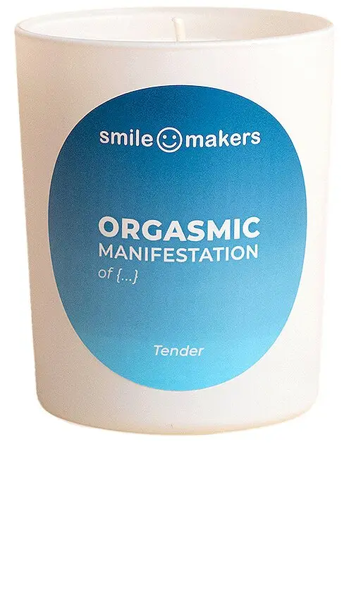 SMILE MAKERS Tender Orgasmic Manifestations Candle In White - N,a