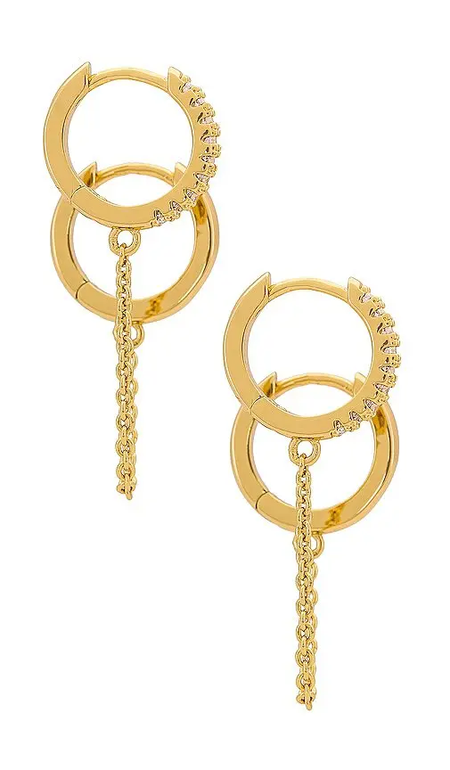 MIRANDA FRYE Elliot Double Hoop Earrings