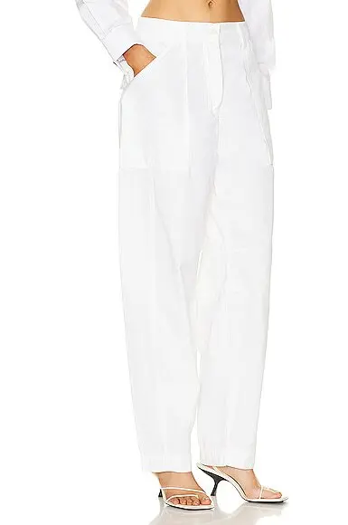 Matteau Relaxed Cargo Pant - White