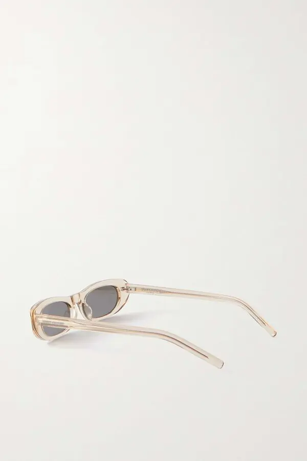 Saint Laurent Shade Oval-frame Sunglasses