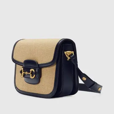 Gucci Horsebit 1955 Shoulder Bag Canvas - Neutral