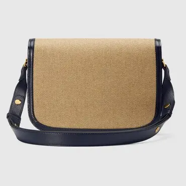 Gucci Horsebit 1955 Shoulder Bag Canvas - Neutral