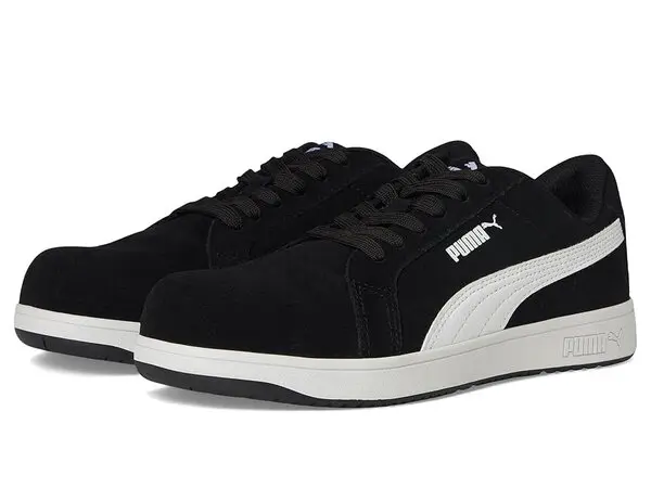 PUMA SAFETY Iconic Suede Low Top Sneakers - Black