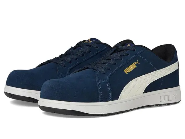 PUMA SAFETY Iconic Suede Low Top Sneakers - Navy