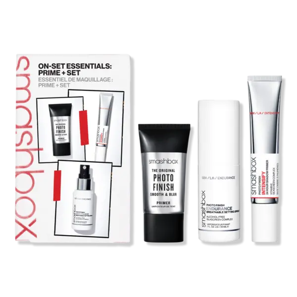Smashbox On-set Essentials: Primer + Setting Spray Trio - One-color
