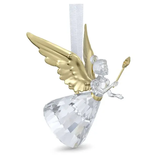 SWAROVSKI Holiday Magic Angel Ornament - Gold Tone