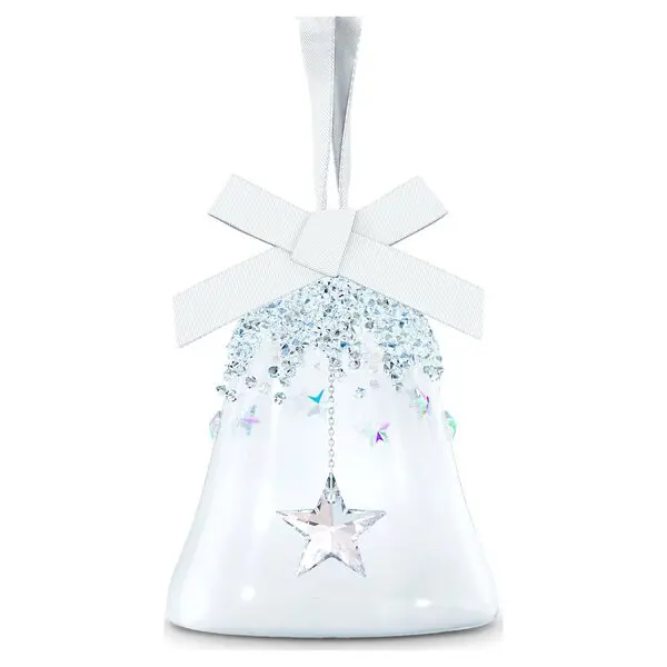 SWAROVSKI Bell Ornament - White